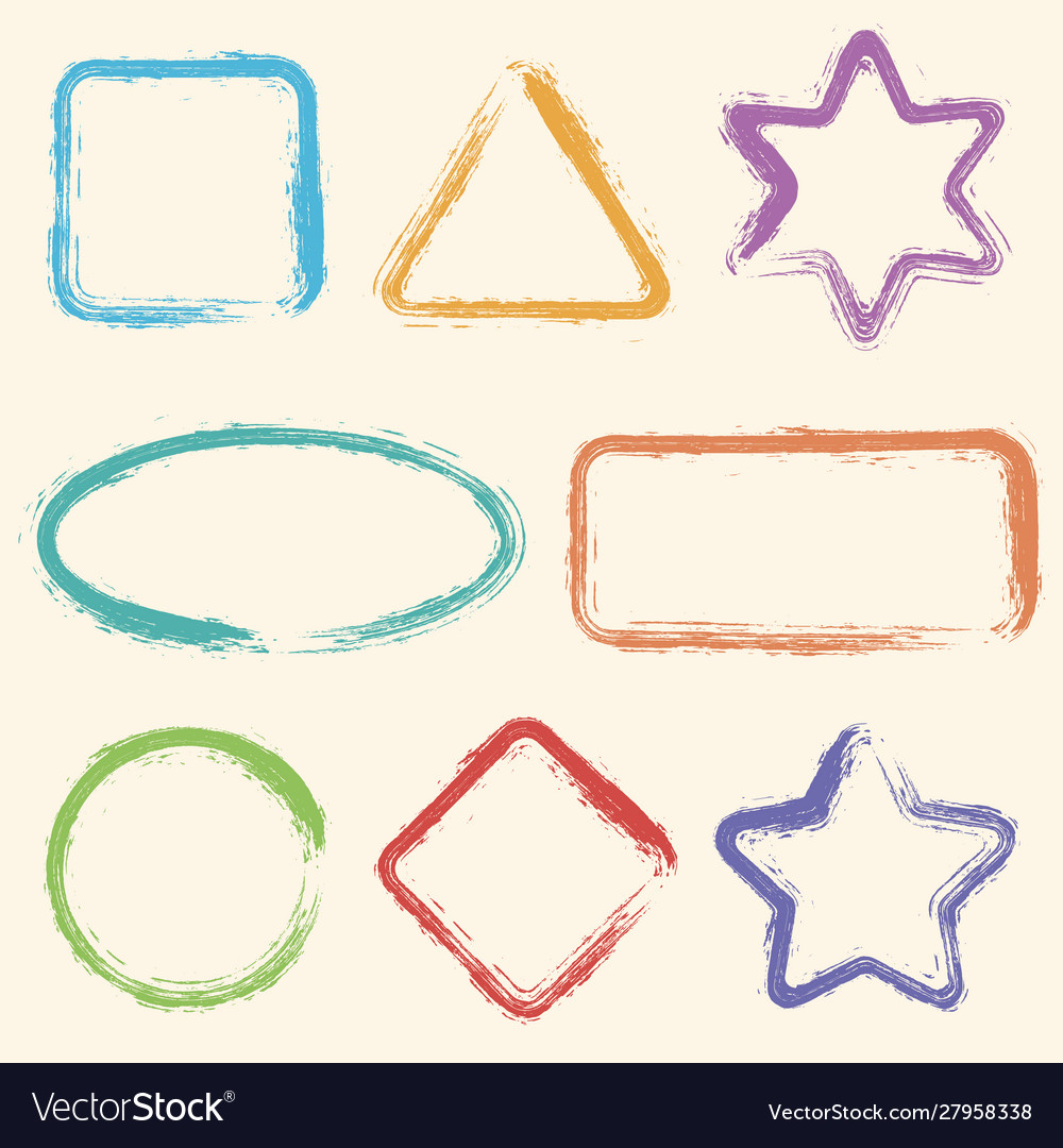 Grunge frames Royalty Free Vector Image - VectorStock