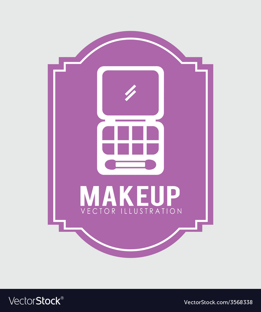 Make up design Royalty Free Vector Image - VectorStock