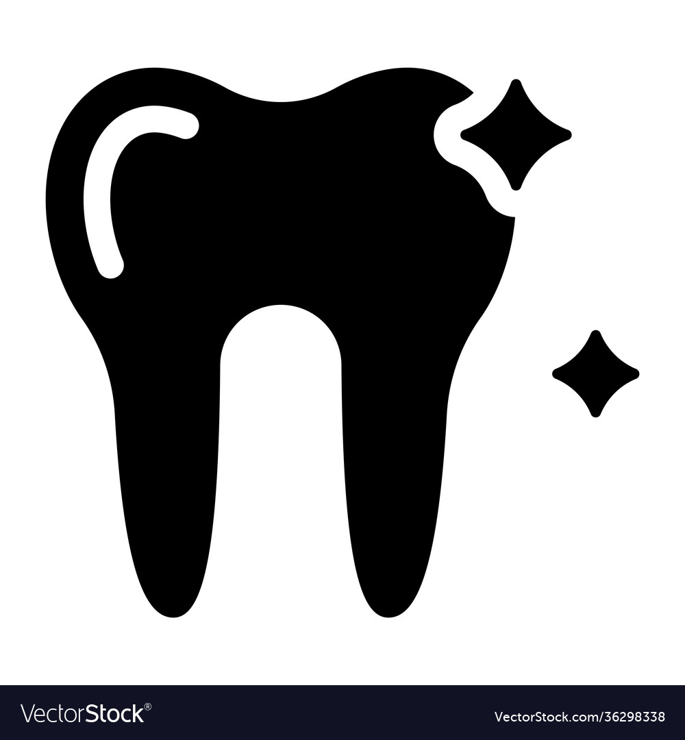 Zahn Lizenzfreies Vektorbild - VectorStock