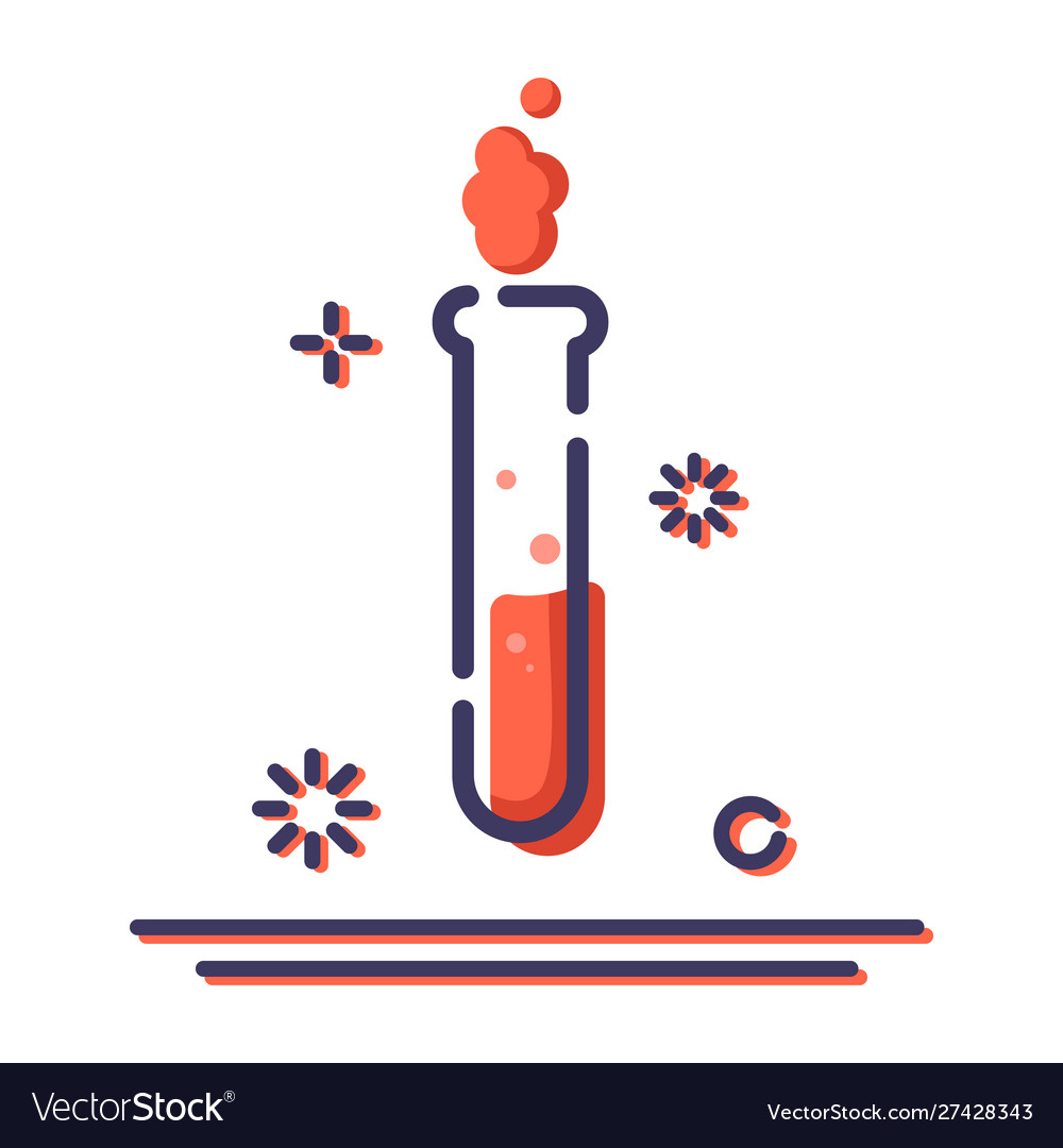 Laboratory flasks icon set Royalty Free Vector Image