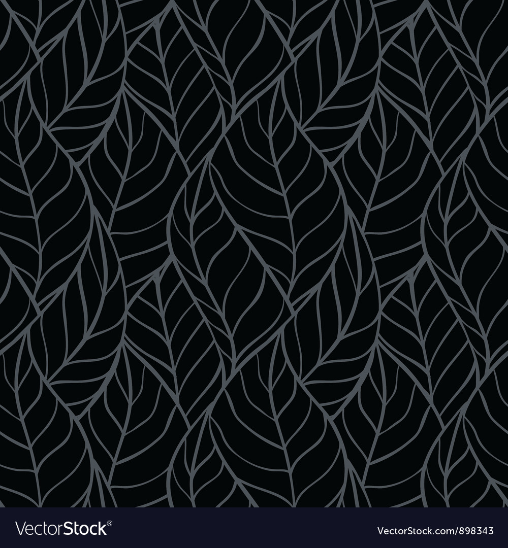 Leaves Seamless Stylish Pattern Royalty Free Vector Image