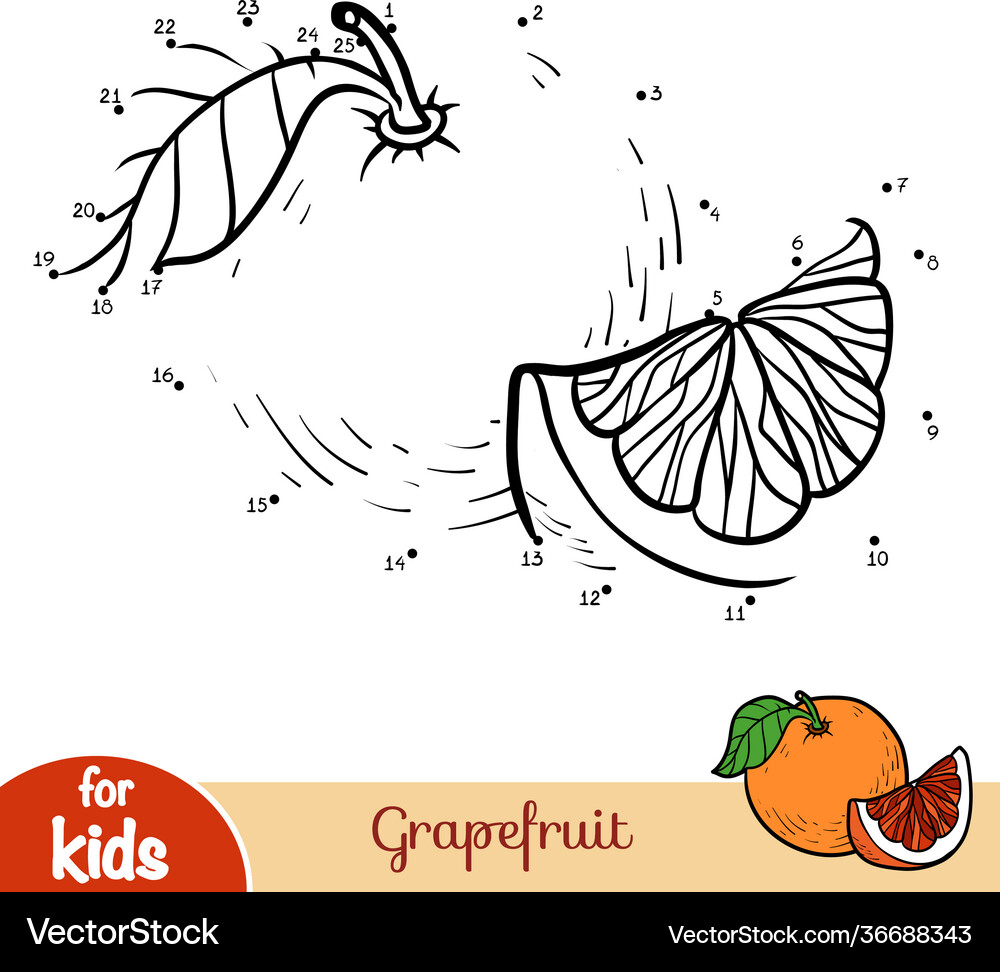 Numbers game education game for children Vector Image