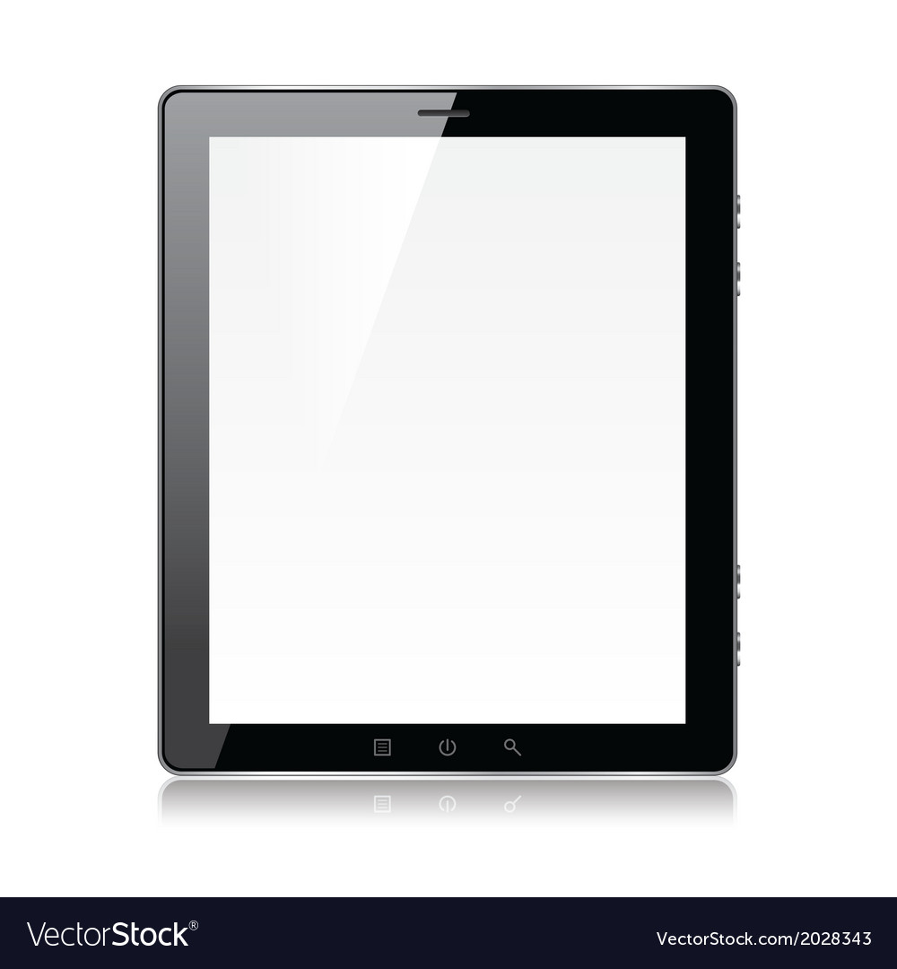 Object tablet Royalty Free Vector Image - VectorStock