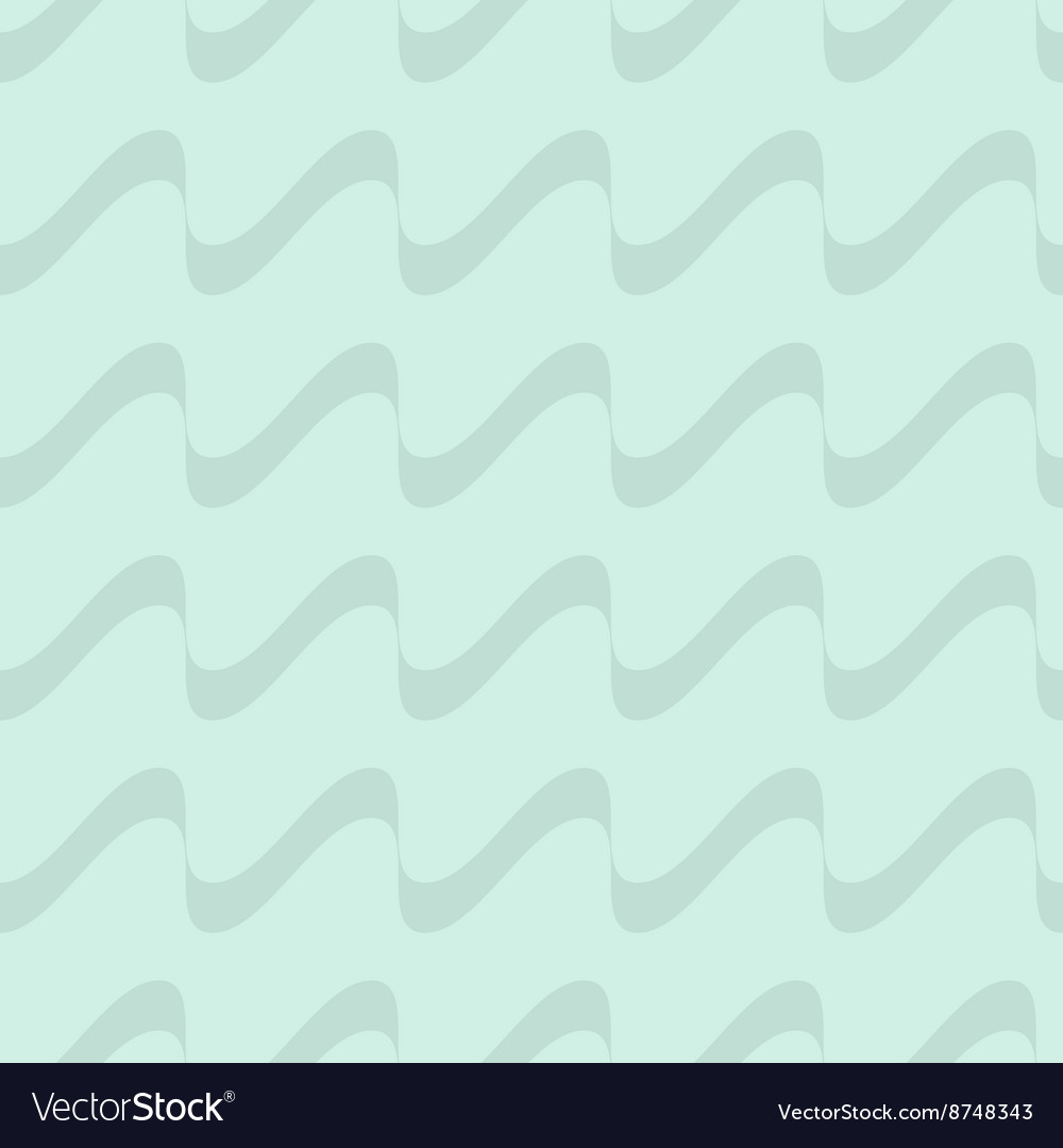 Seamless wavy line pattern Royalty Free Vector Image