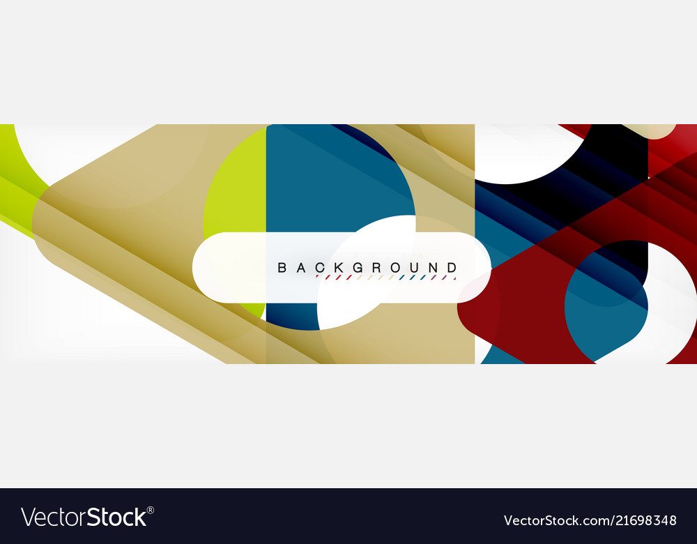 Abstract geometric background modern overlapping Vector Image