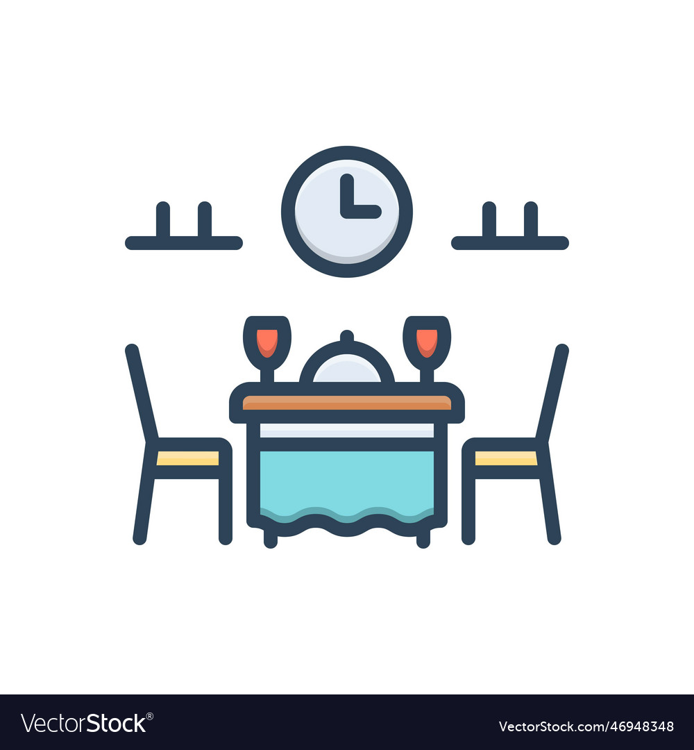 Dinner Royalty Free Vector Image - VectorStock