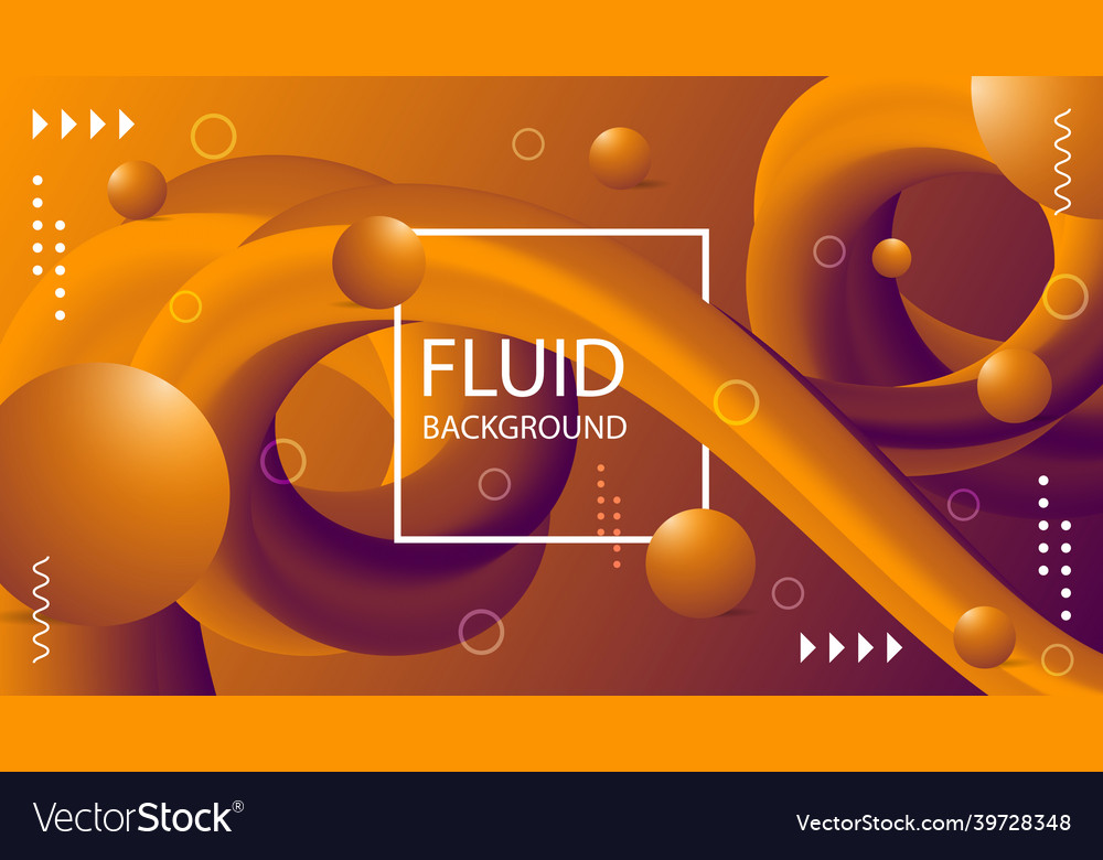 Fluid background design Royalty Free Vector Image