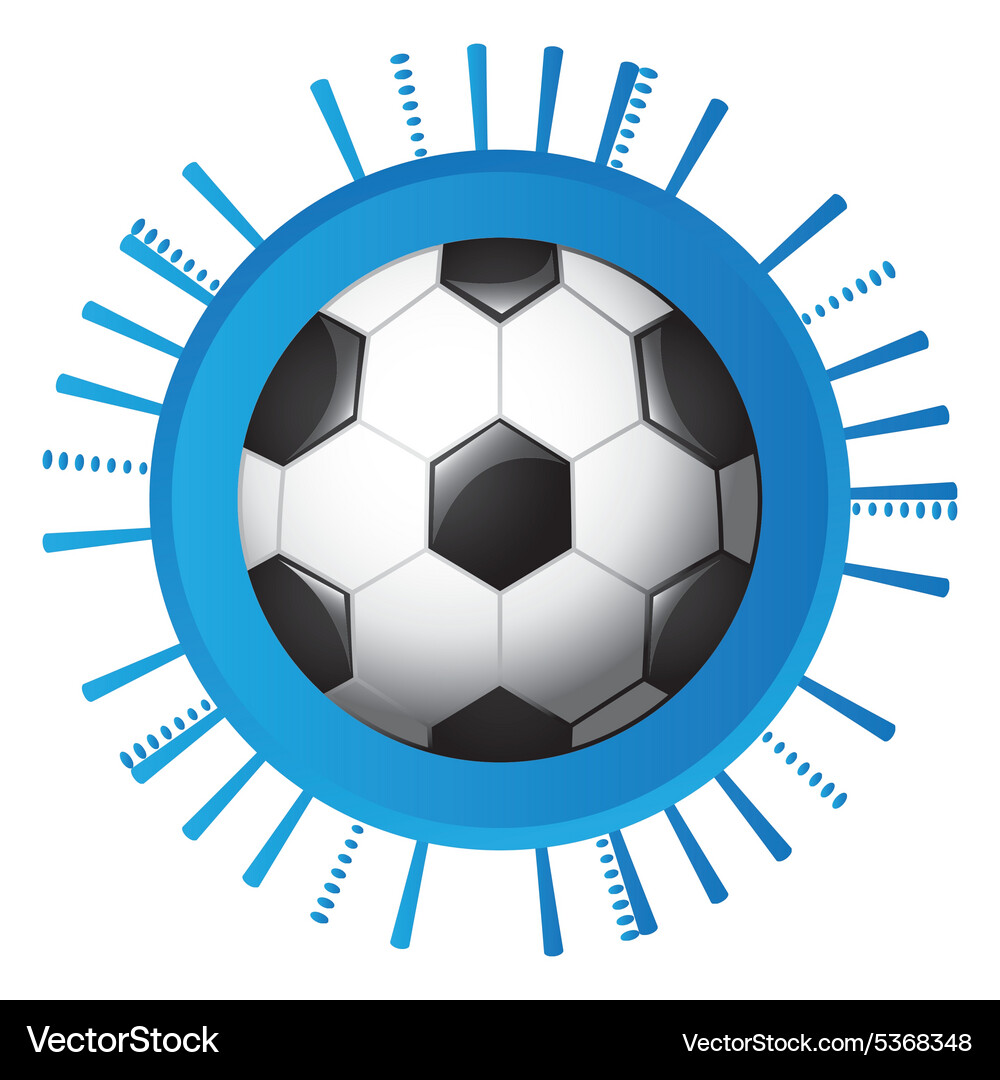 Football soccer Royalty Free Vector Image - VectorStock