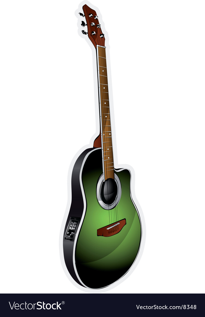 Guitar Royalty Free Vector Image - VectorStock