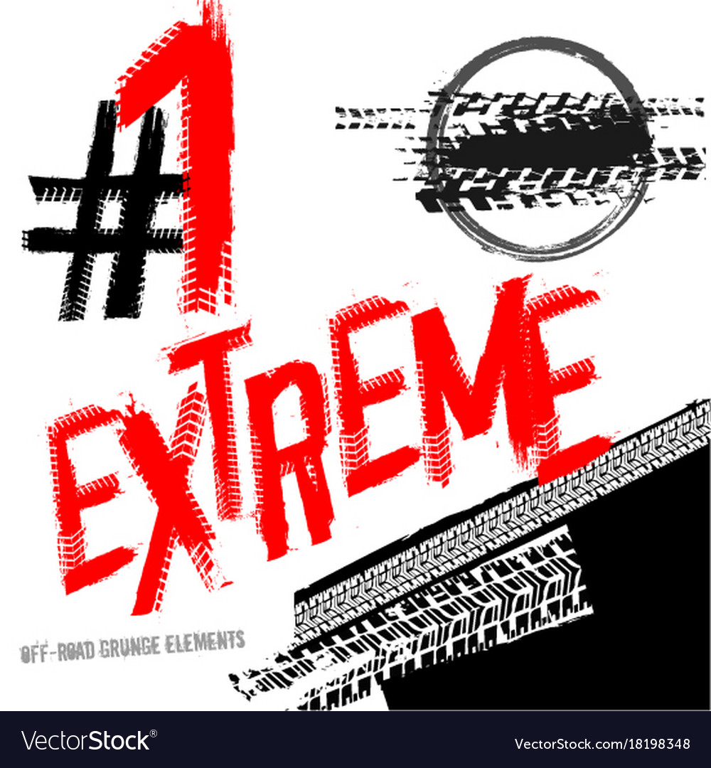 Off road set Royalty Free Vector Image - VectorStock