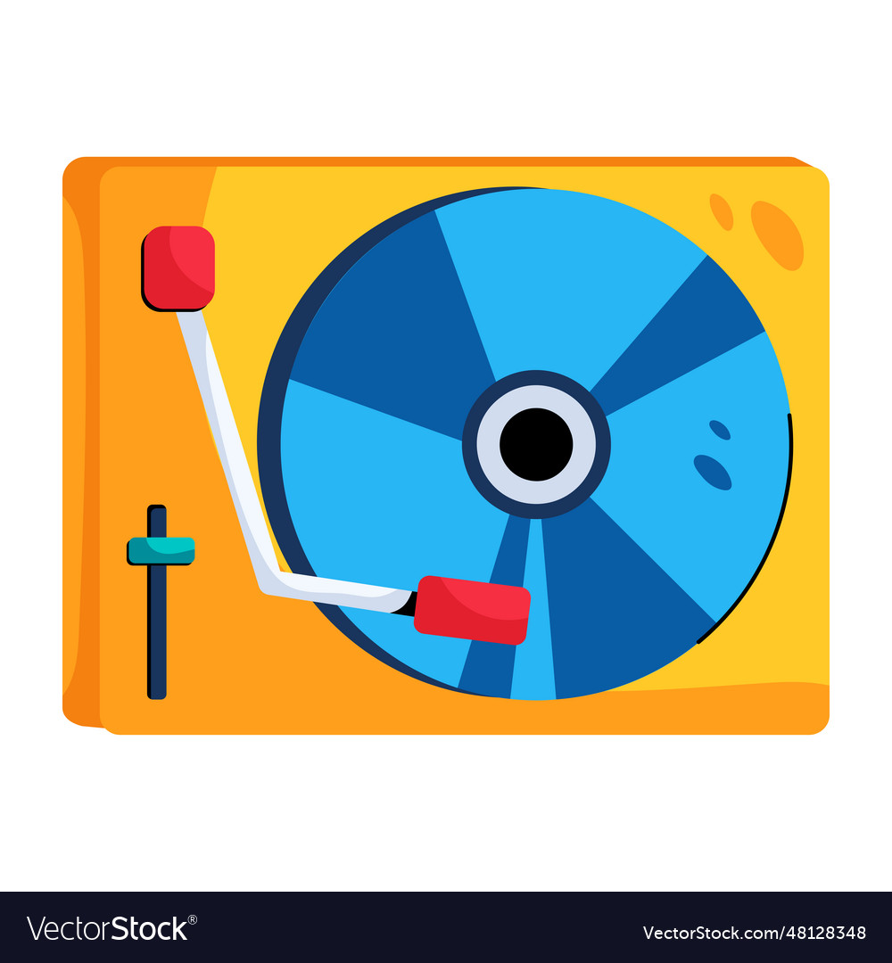 Record player Royalty Free Vector Image - VectorStock