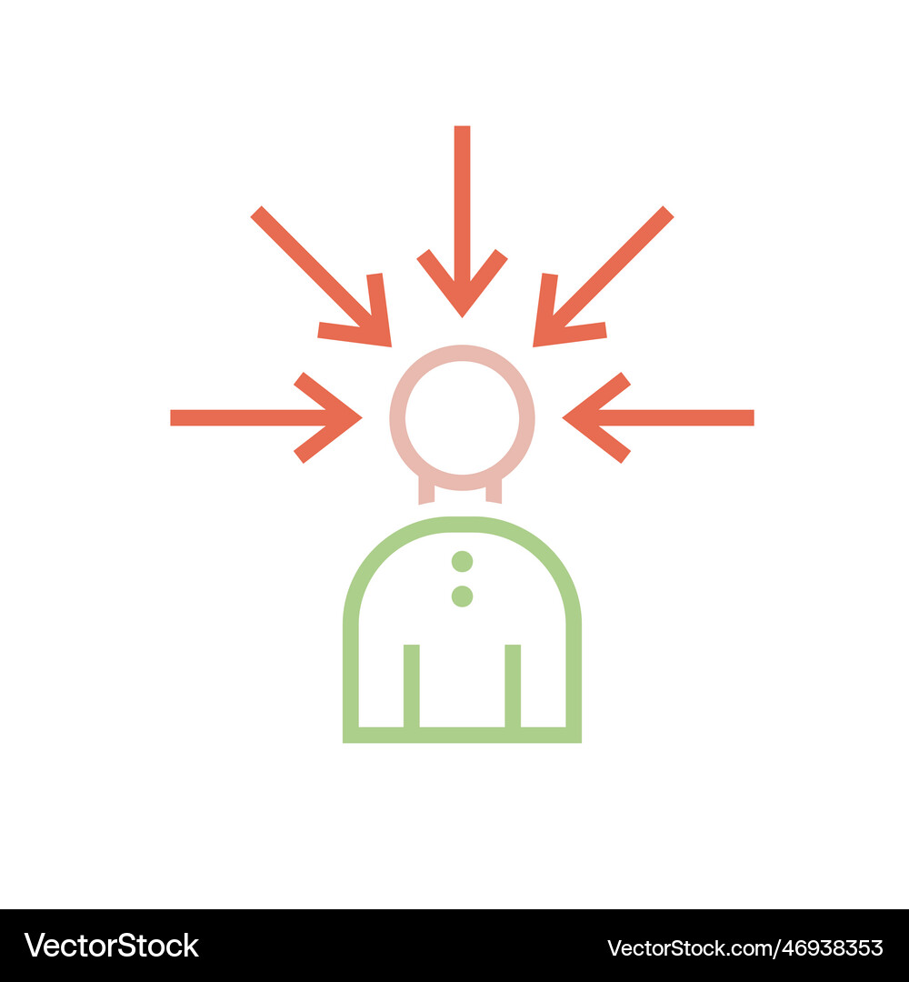 Convincing persuading icon pictogram editable Vector Image