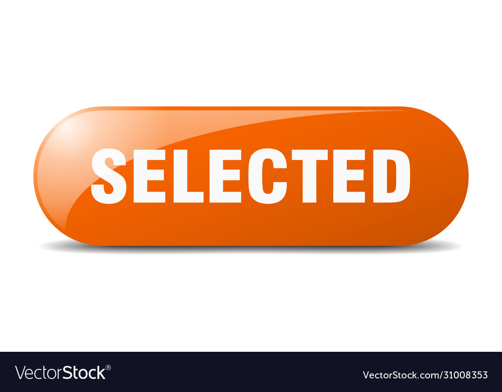 Selected button sign key push Royalty Free Vector Image