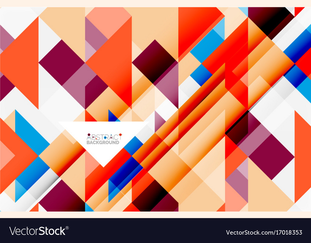 Triangle pattern design background Royalty Free Vector Image