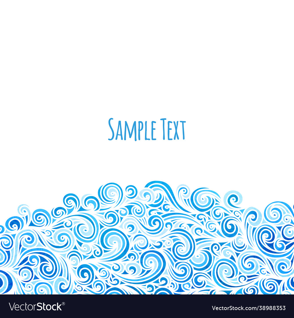 Wave background Royalty Free Vector Image - VectorStock