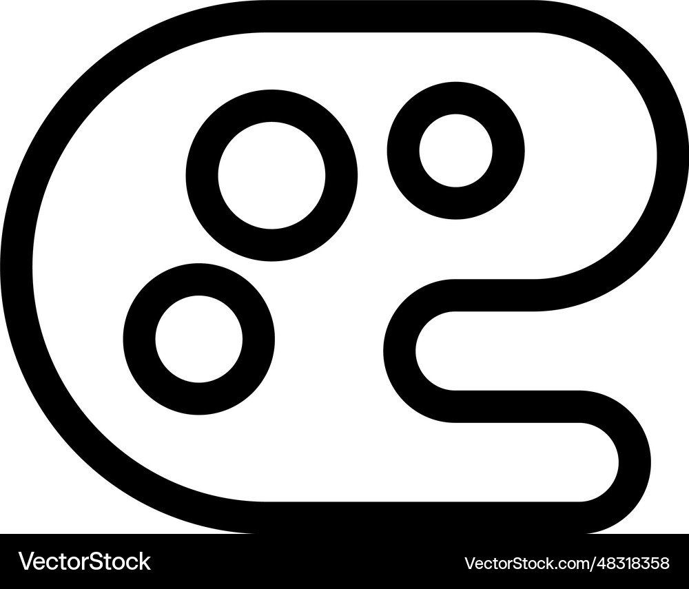 Art palette icon Royalty Free Vector Image - VectorStock