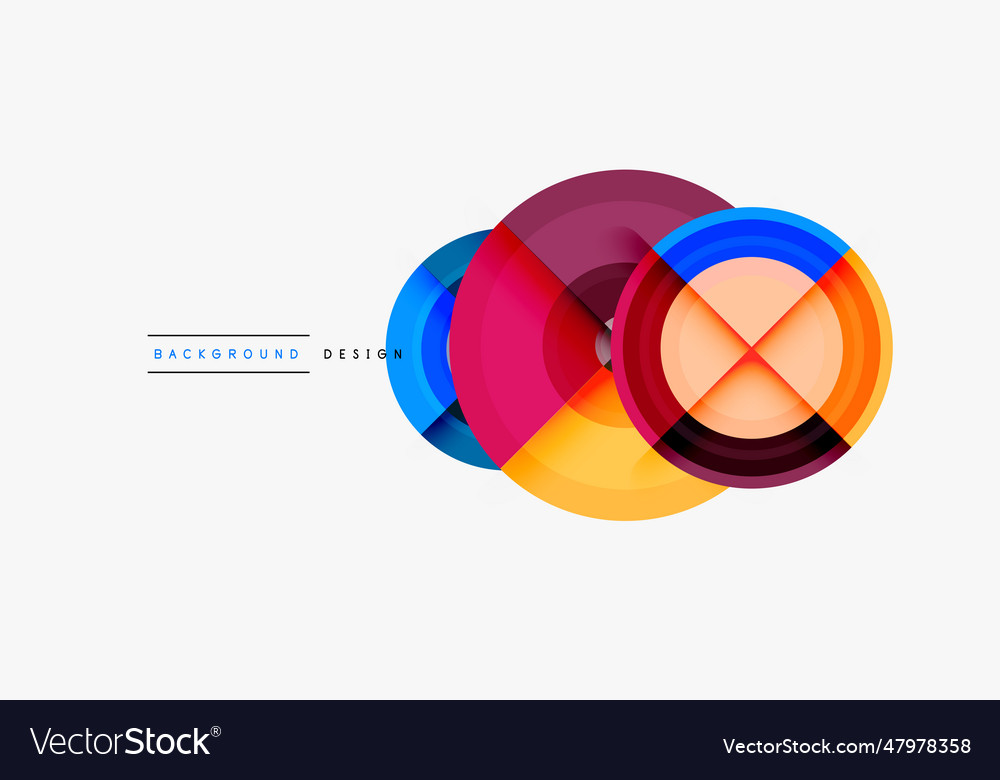 Circle pattern background abstract backgrounds Vector Image