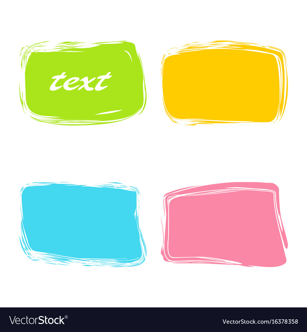 Colorful rectangular banners Royalty Free Vector Image