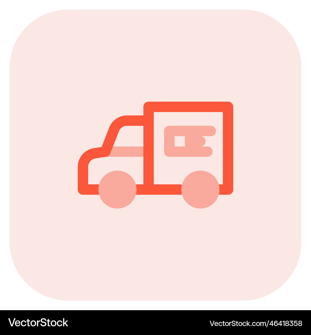 Delivery car for transporting goods and shipment Vector Image