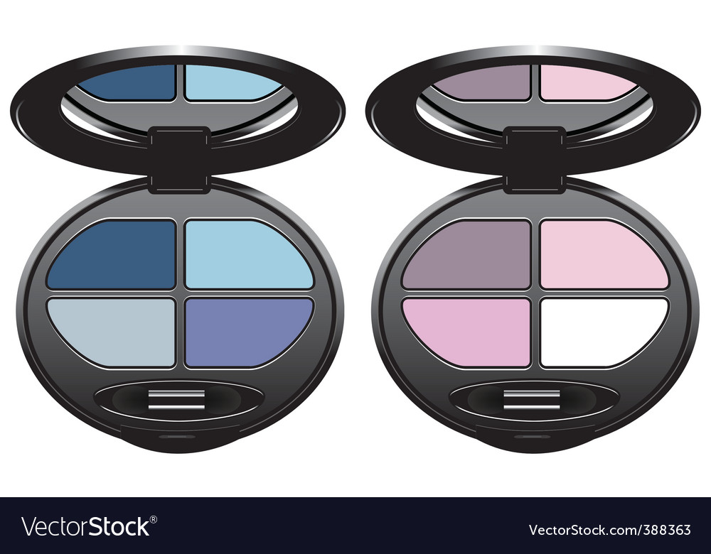 Eye shadows Royalty Free Vector Image - VectorStock