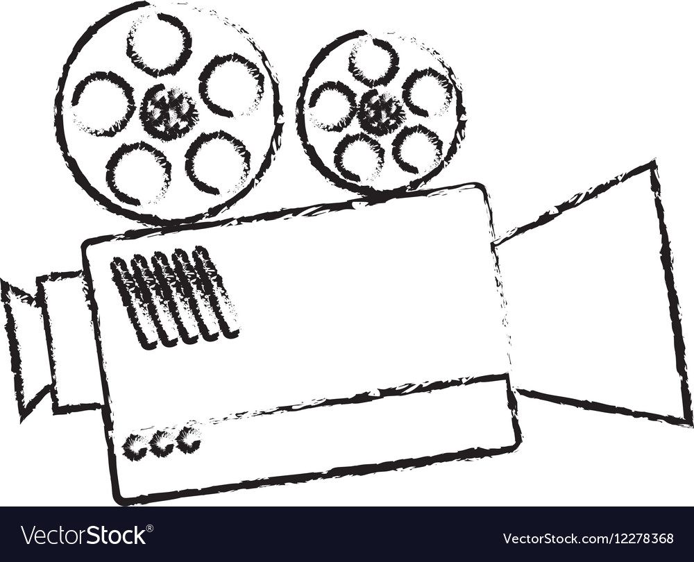 Cinema camcorder equipment Royalty Free Vector Image
