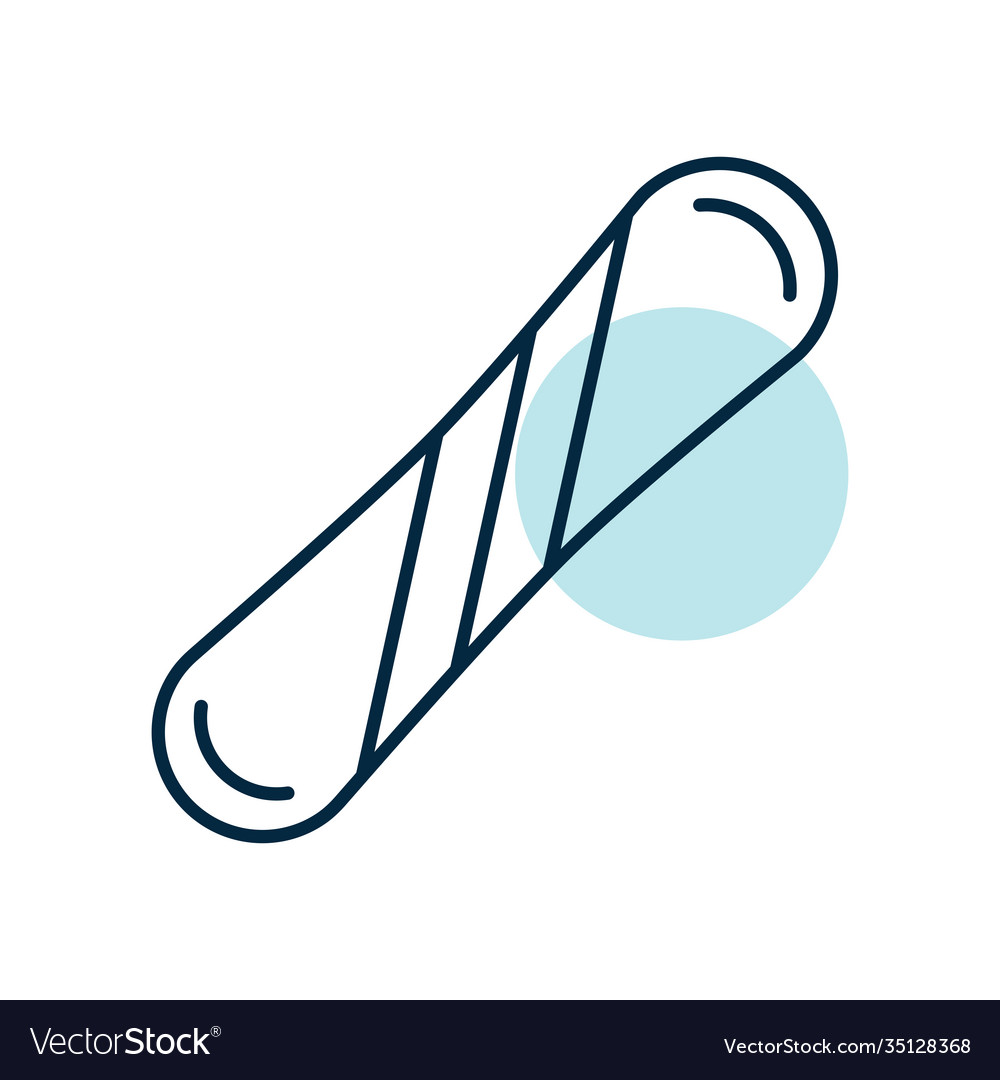 Snowboard icon winter sign Royalty Free Vector Image