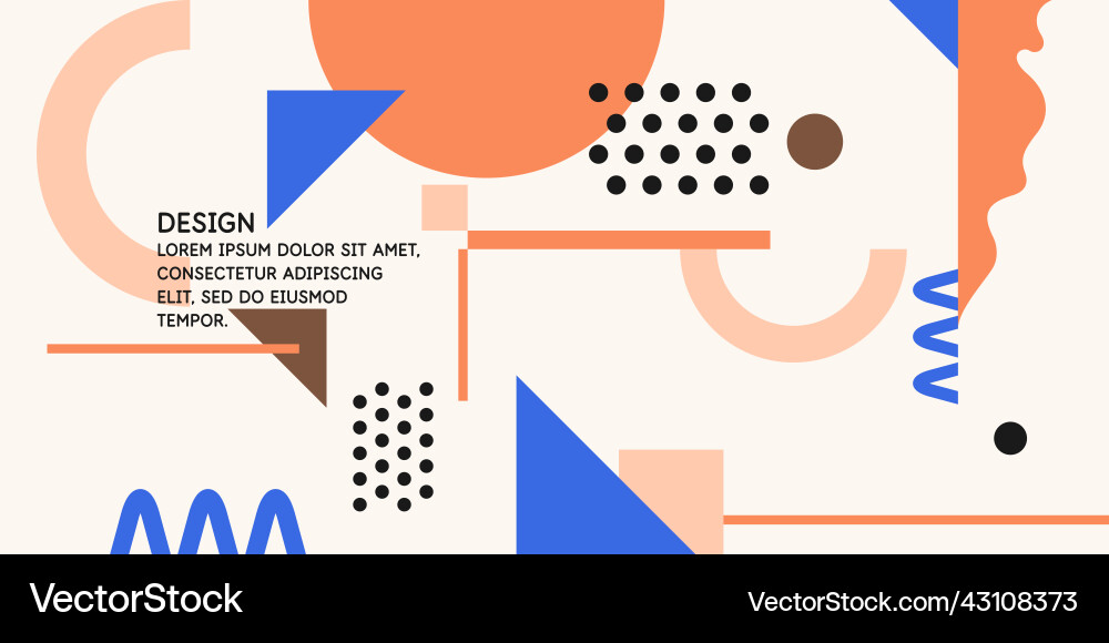 Abstract background in a modern trendy style Vector Image