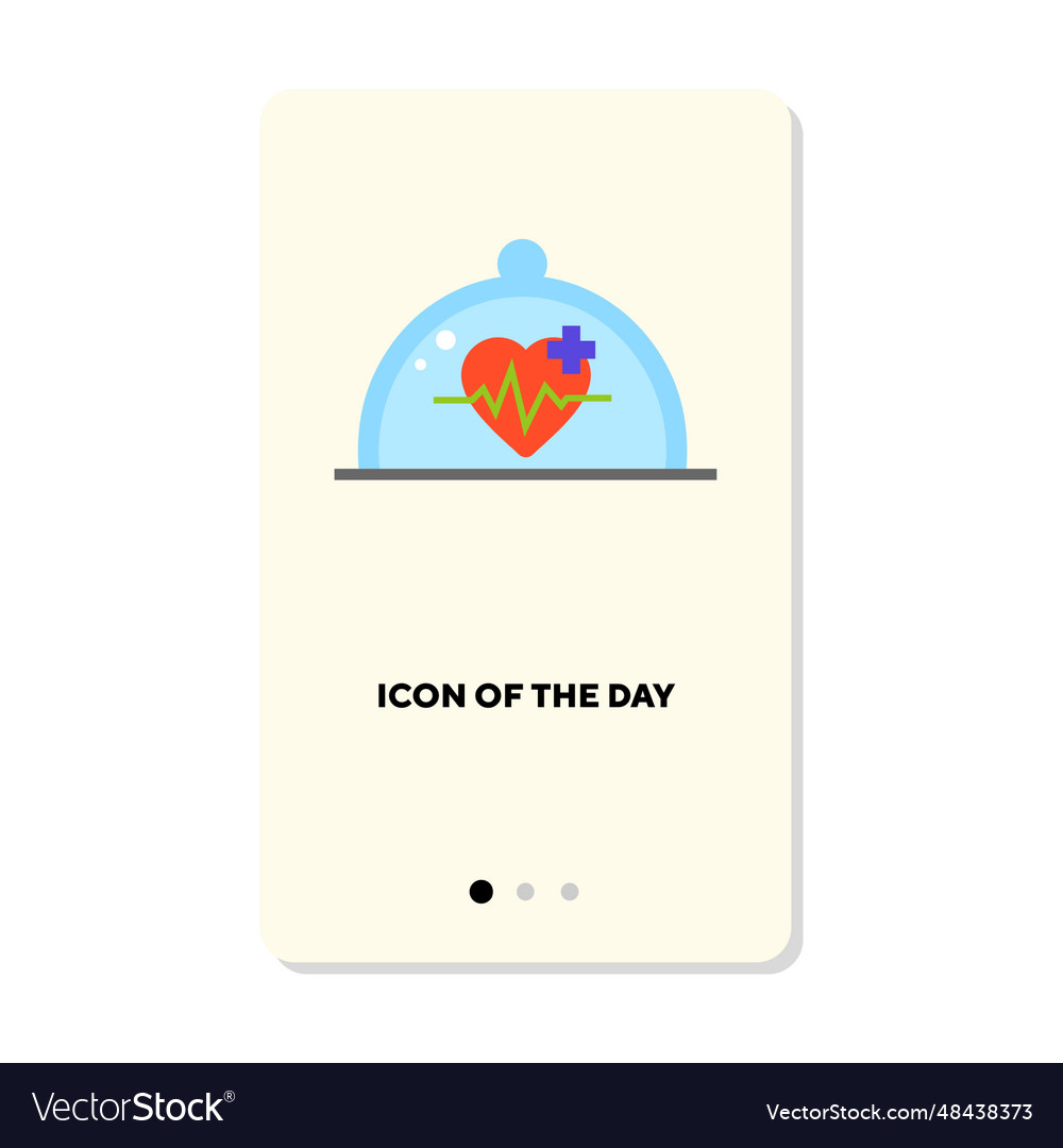 Heart disease prevention icon Royalty Free Vector Image Heart disease prevention icon Royalty Free Vector Image