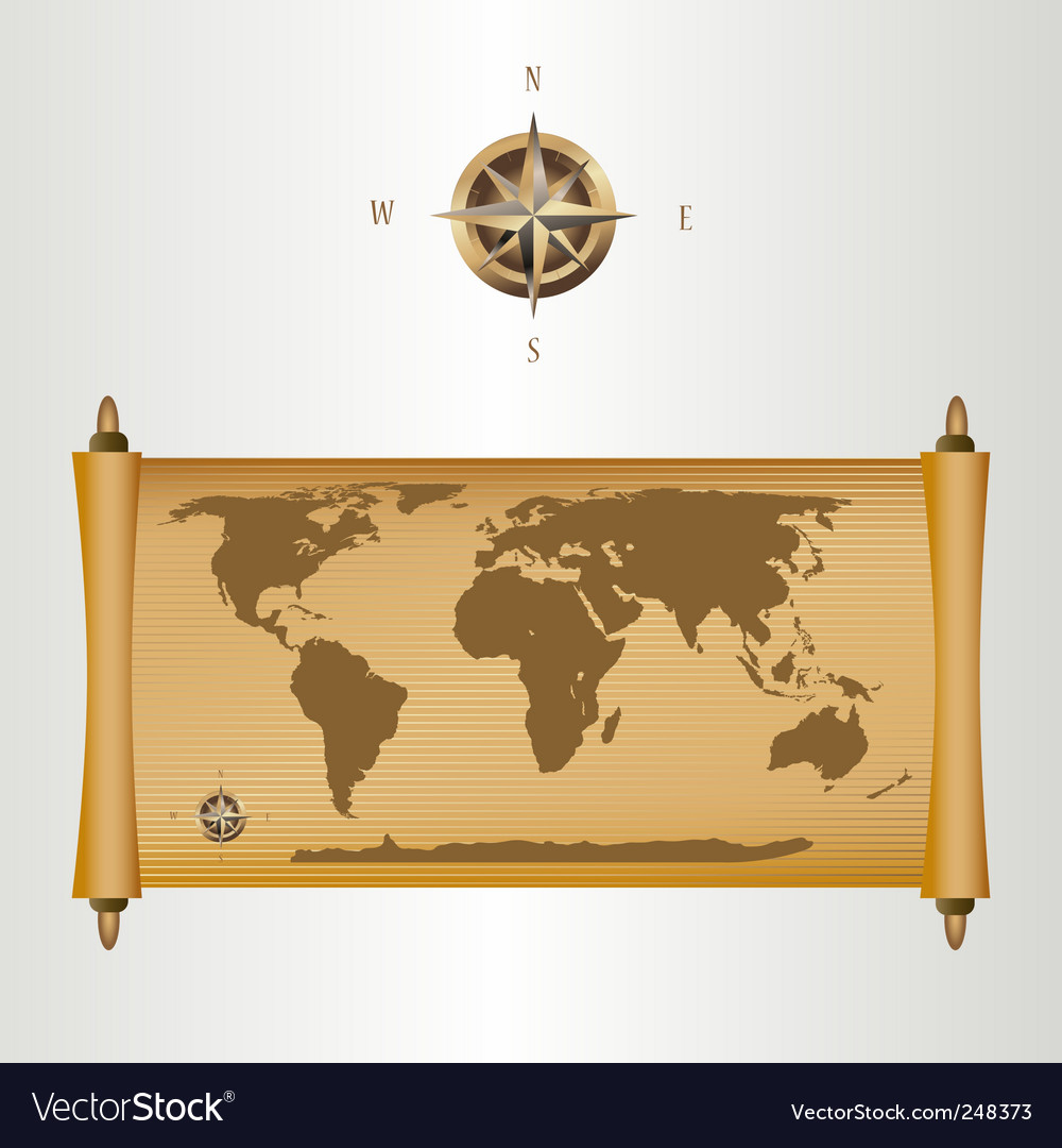 World map Royalty Free Vector Image - VectorStock