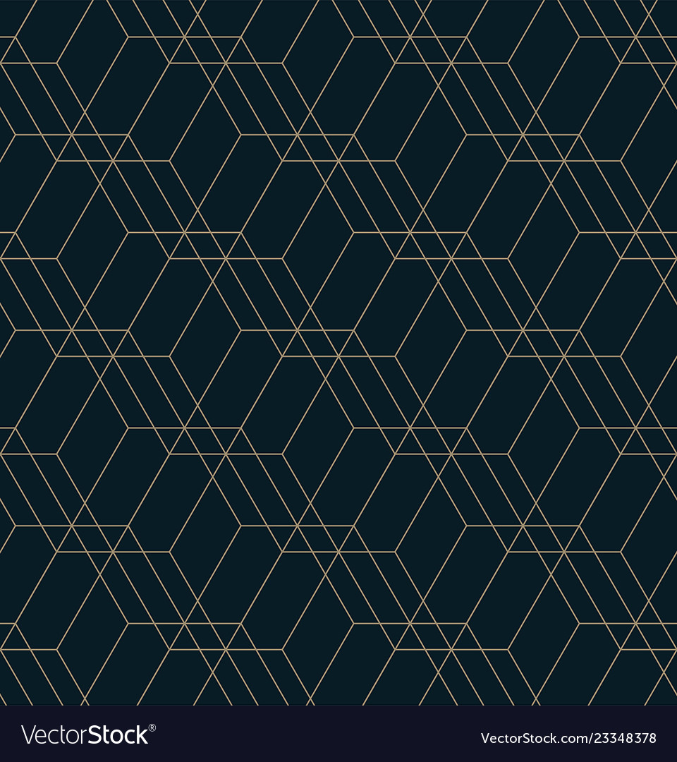 Abstract geometric pattern with lines on dark Vector Image