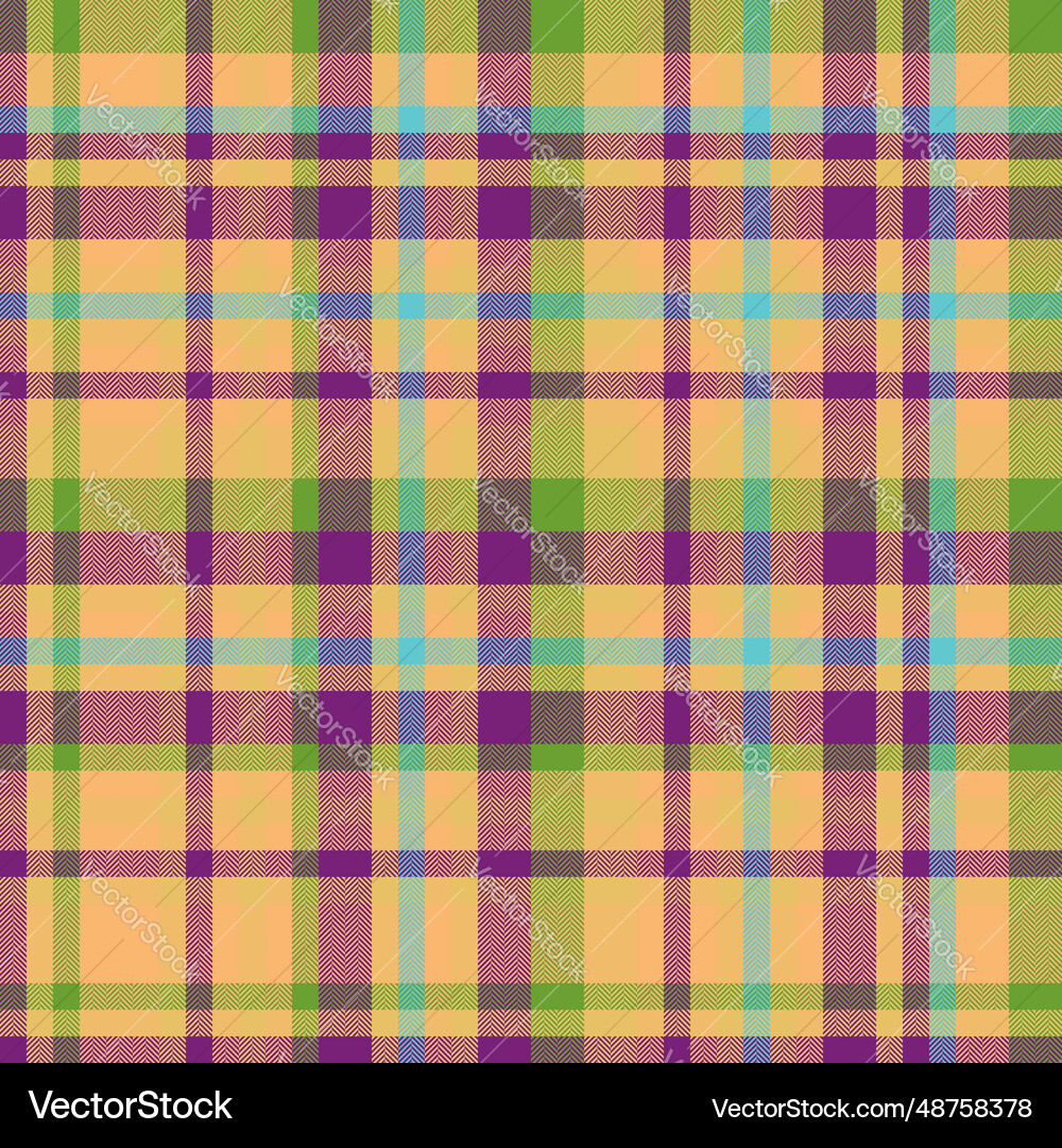 Background textile check of seamless fabric Vector Image