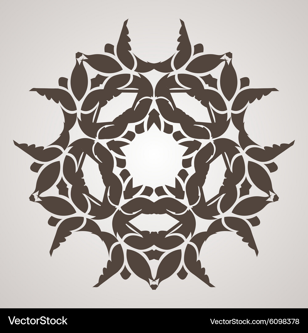 Circular pattern in the form of intricate Vector Image