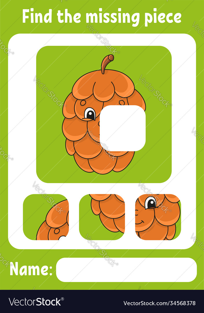 Find missing piece education developing Royalty Free Vector