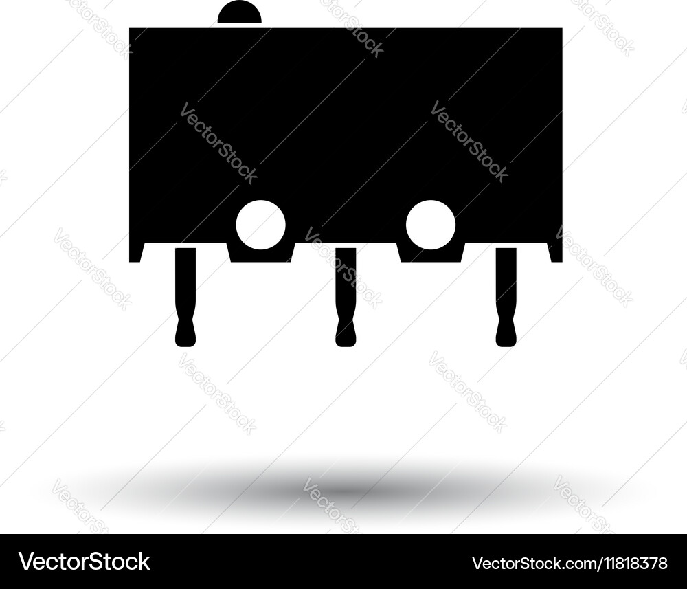 Micro button icon Royalty Free Vector Image - VectorStock