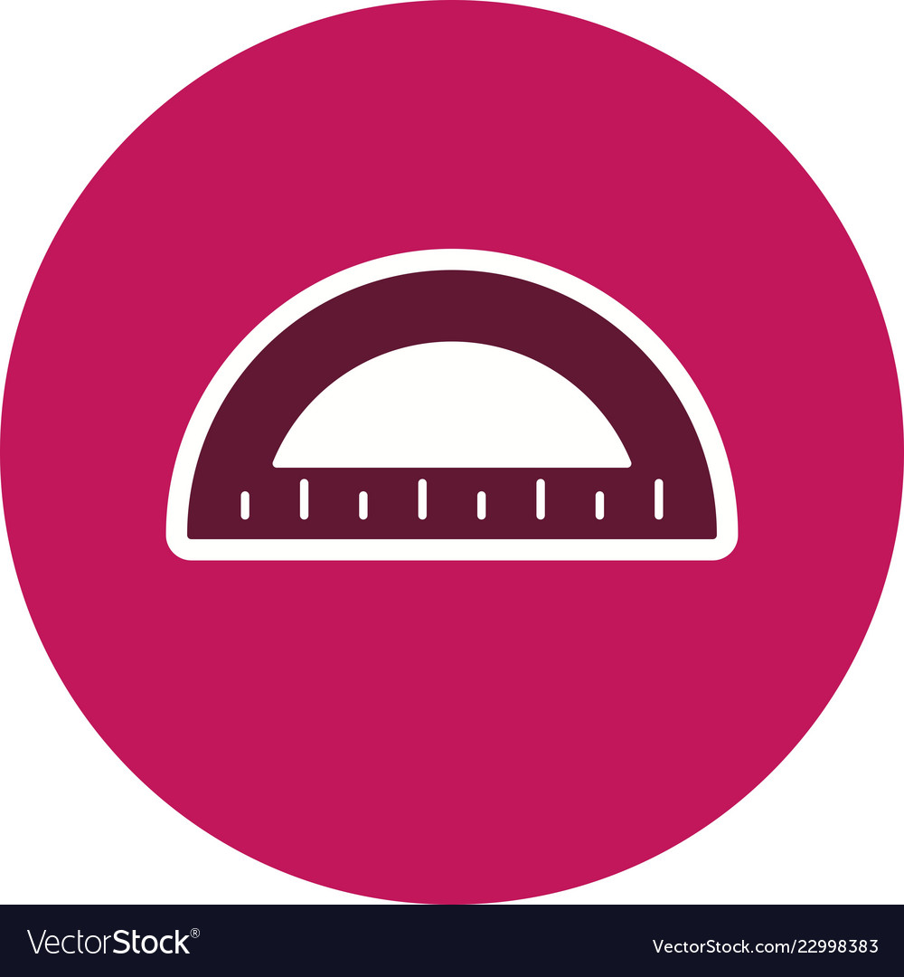 Protractor icon Royalty Free Vector Image - VectorStock