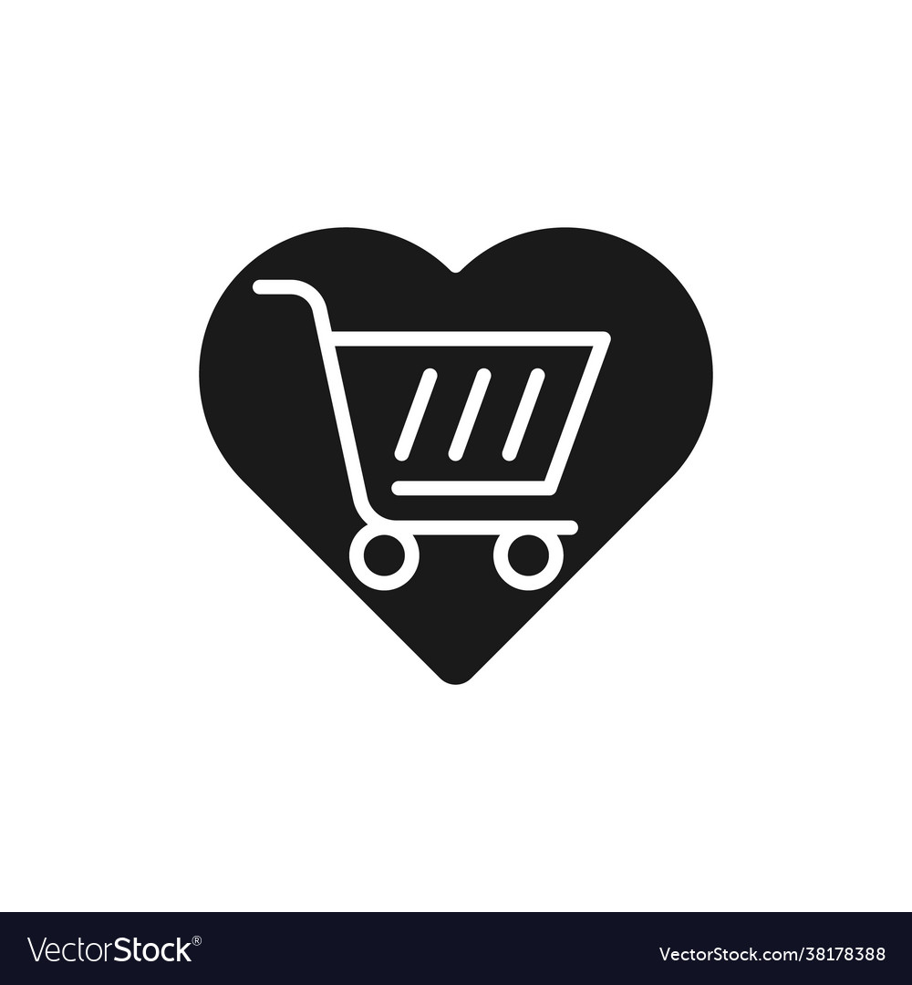 Shopping wish list icon Royalty Free Vector Image