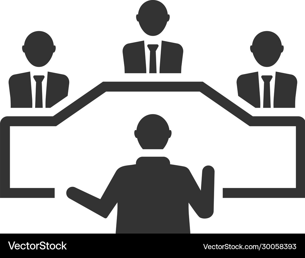 Business meeting icon Royalty Free Vector Image