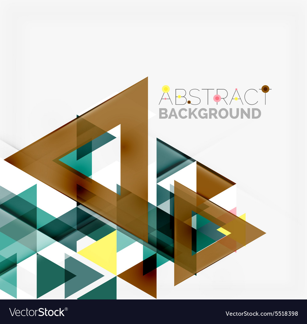 Abstract geometric background modern overlapping Vector Image