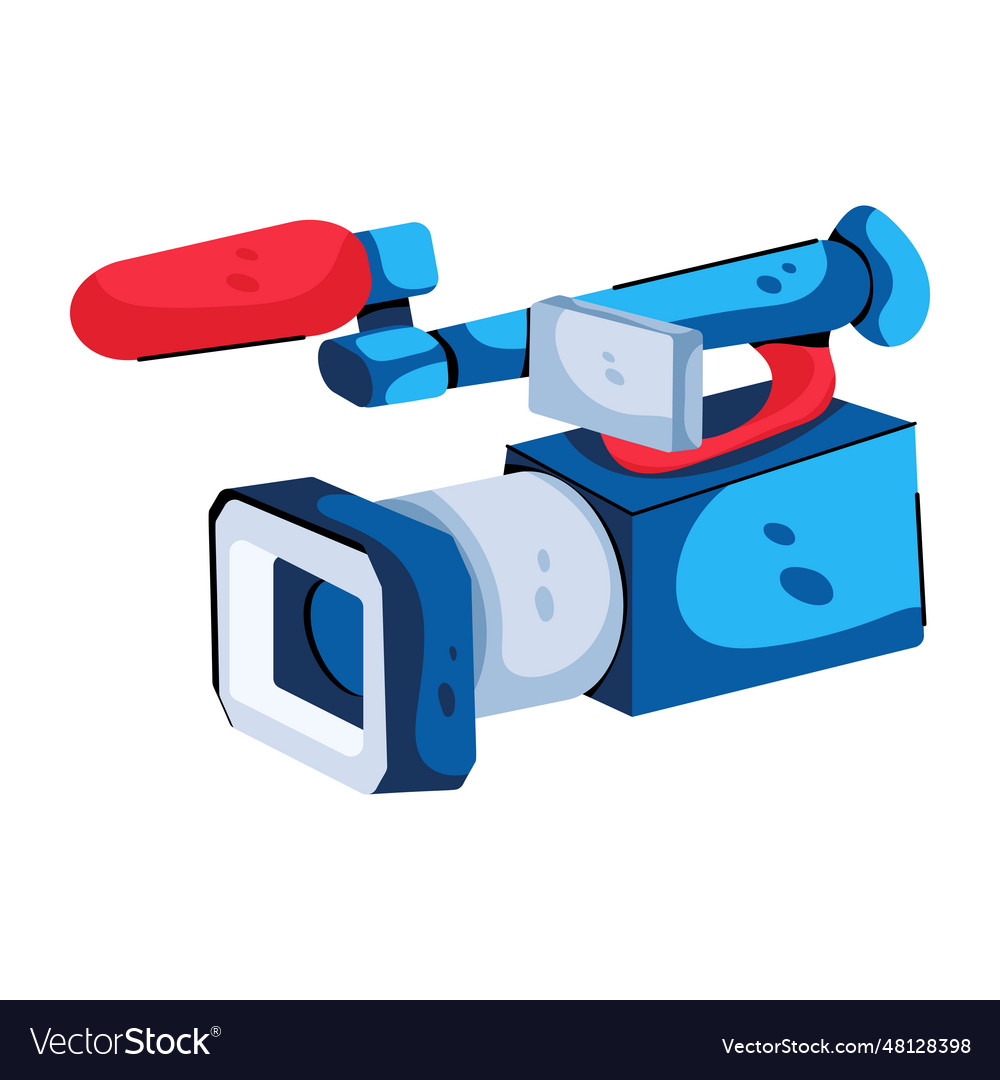 Recording camera Royalty Free Vector Image - VectorStock