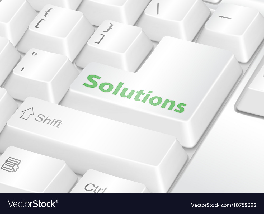 Solutions Royalty Free Vector Image - VectorStock
