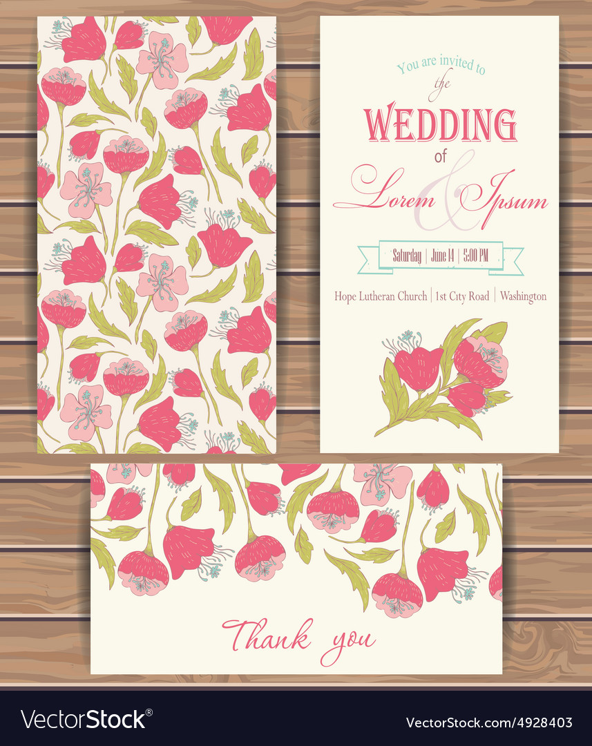 Greeting card templates Royalty Free Vector Image