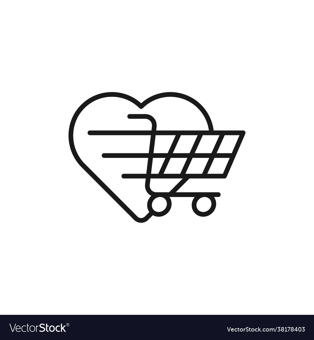 Shopping wish list icon Royalty Free Vector Image