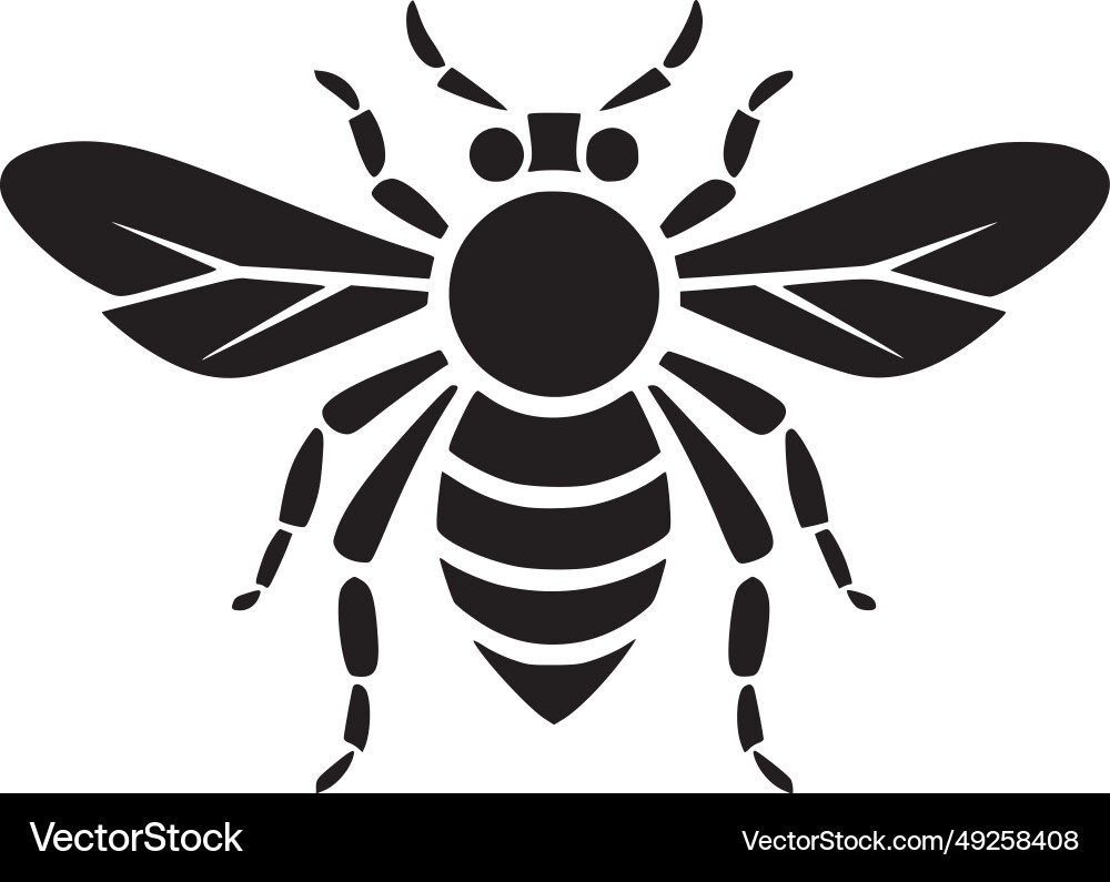Bee - high quality logo ideal for t-shirt Vector Image