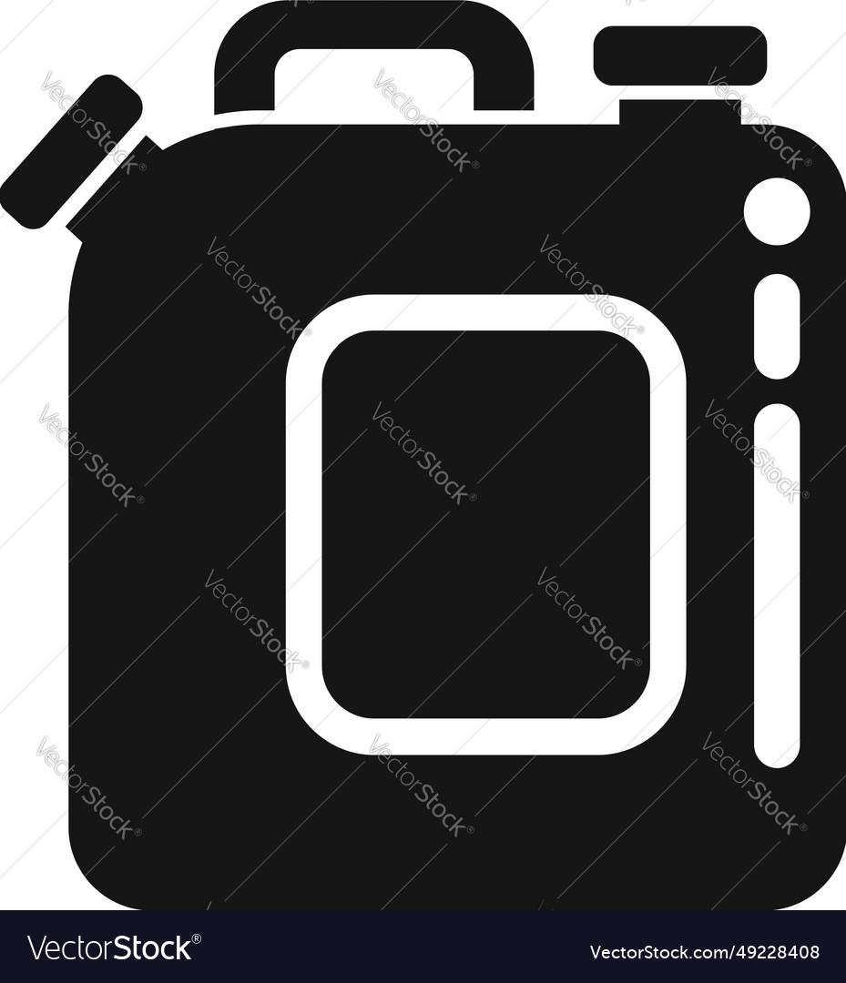 Double kerosene canister icon simple Royalty Free Vector Double kerosene canister icon simple Royalty Free Vector
