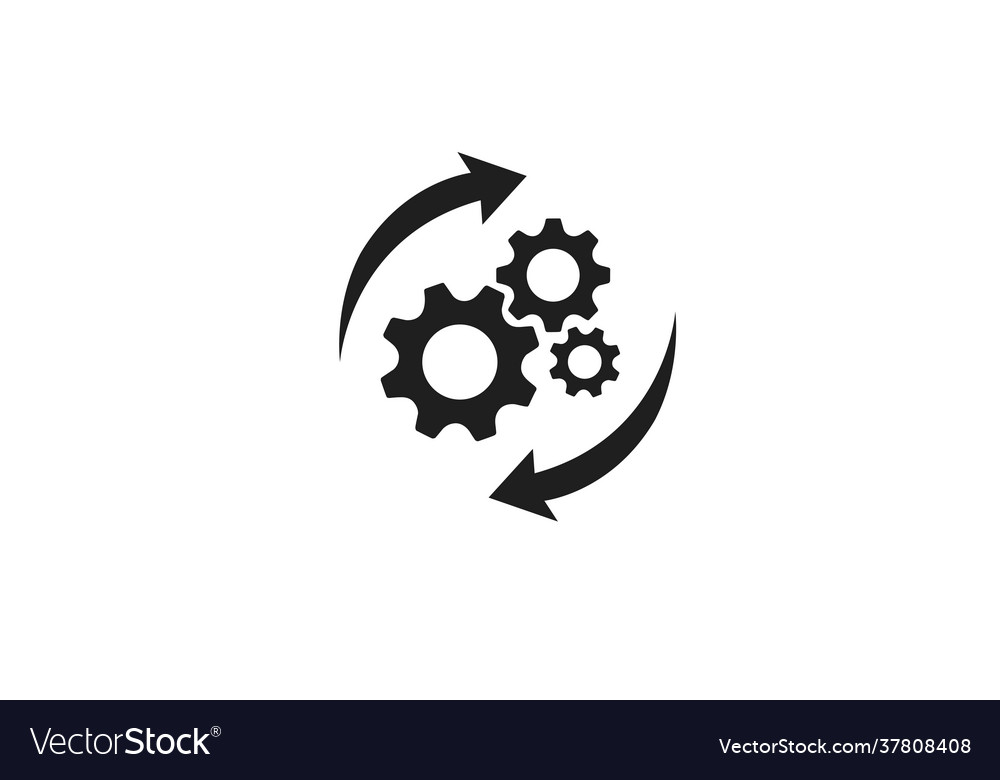 Process icon Royalty Free Vector Image - VectorStock