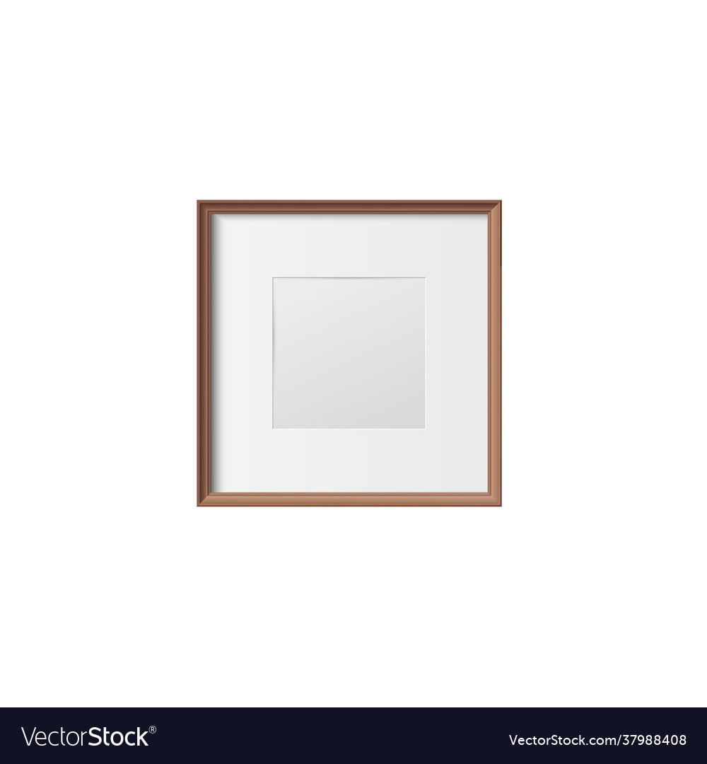 Realistic frame Royalty Free Vector Image - VectorStock