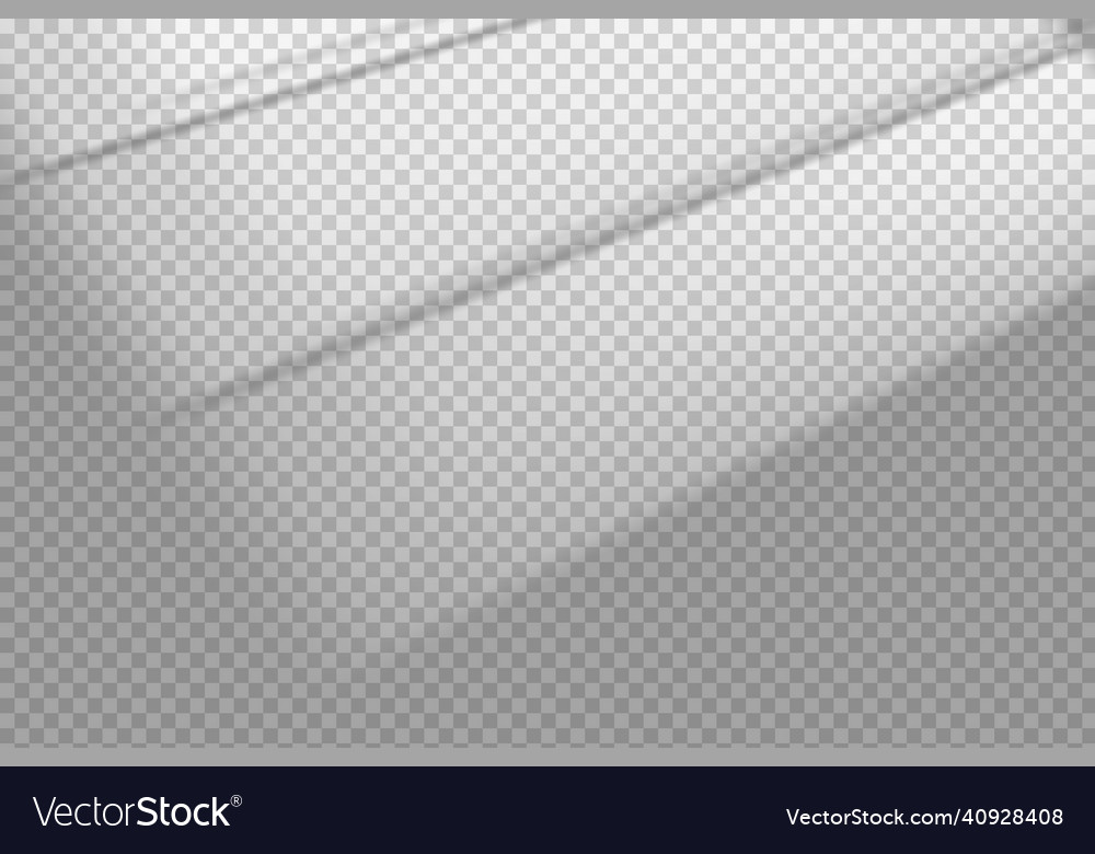 Window shadow overlay Royalty Free Vector Image