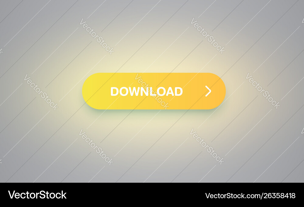 Colorful shiny and clean button for websites Vector Image