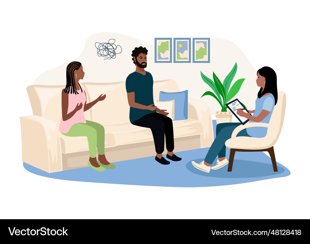 Family psychologist Royalty Free Vector Image - VectorStock