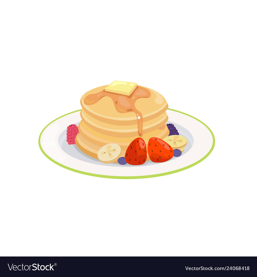Pancake Royalty Free Vector Image - VectorStock